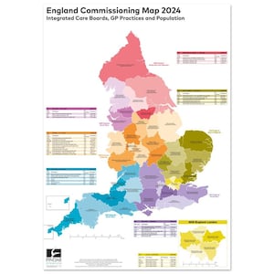Integrated Care Boards (ICB) Map - Etsy