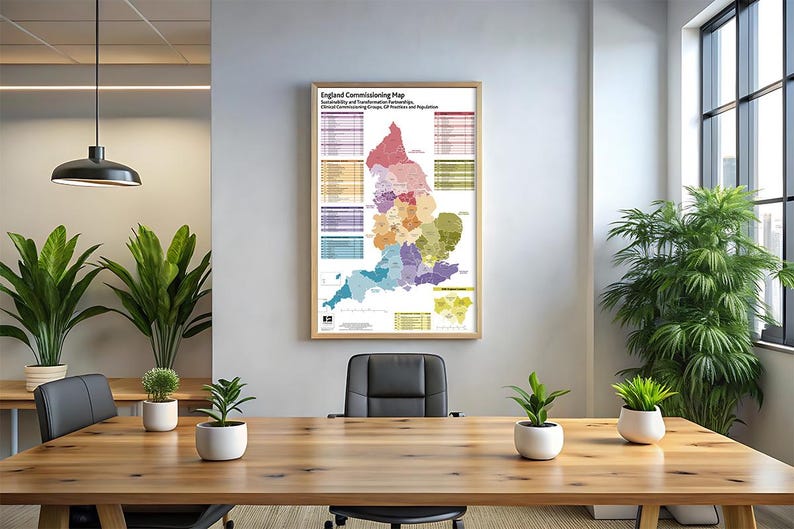 Clinical Commissioning Groups (CCG) Map - Etsy