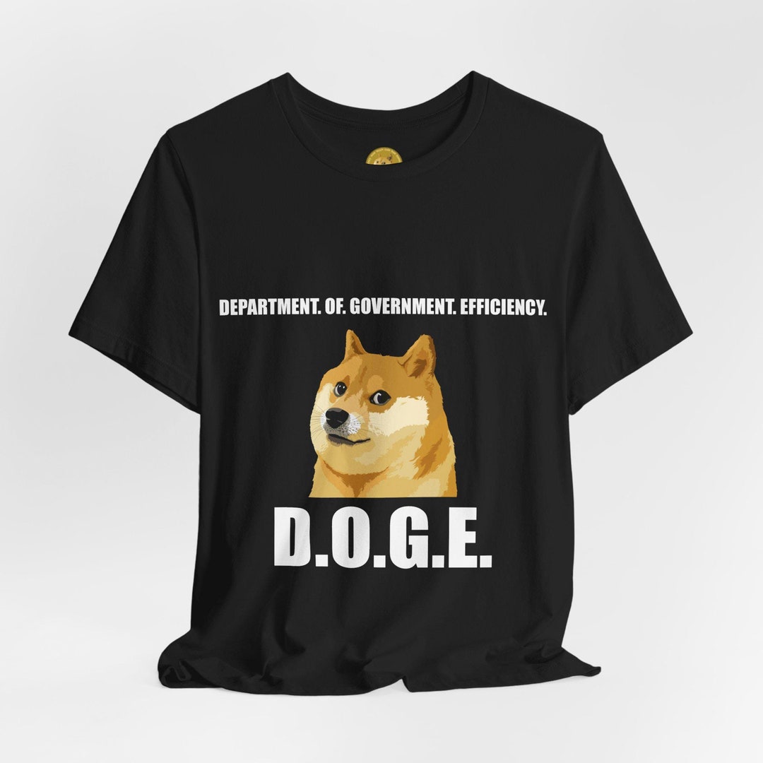 D.O.G.E, Pupper Meme Tee, Unisex Shirt, Anti-government, Funny Dog ...
