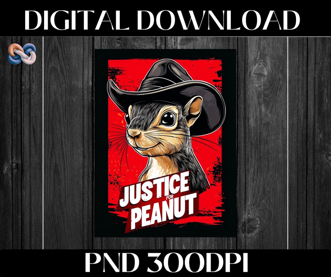 Justice for Peanut PNG, Peanut the Squirrel PNG, Peanut Png, Gift for ...