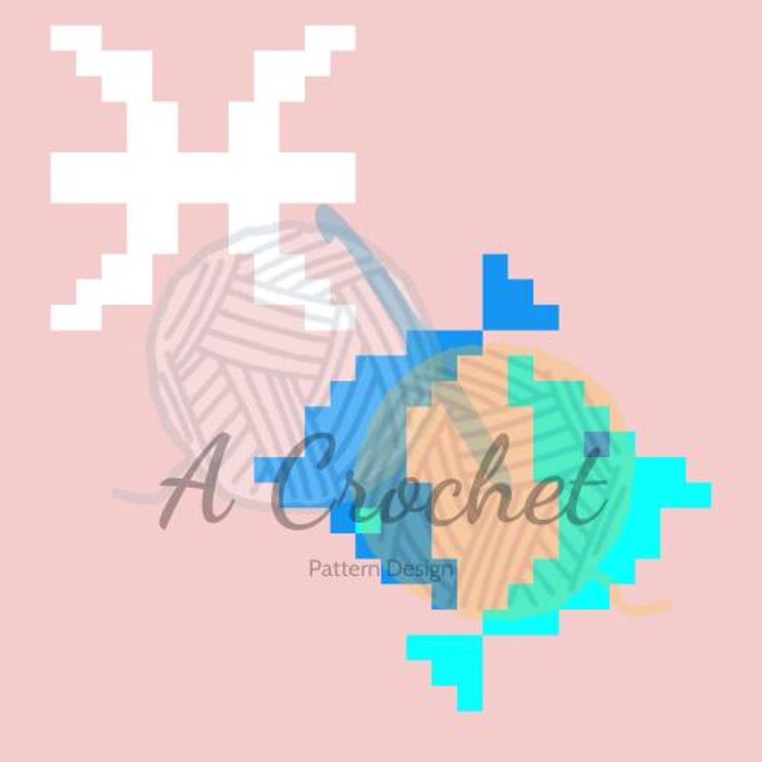 Pisces Crochet Pattern C2C Zodiac Constellation Blanket Cushion Cover ...