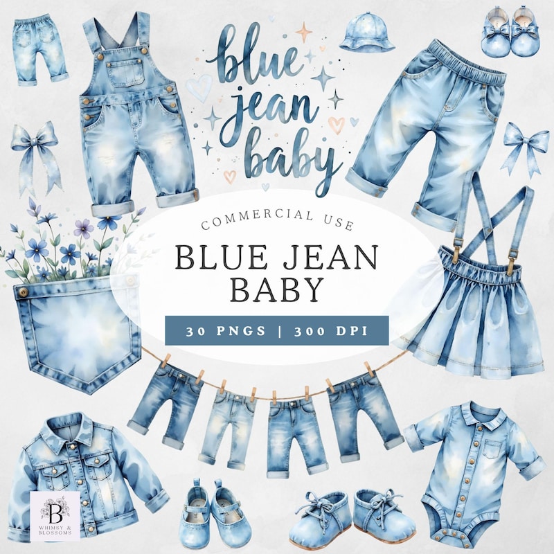 Blue Jean Baby Shower - Etsy