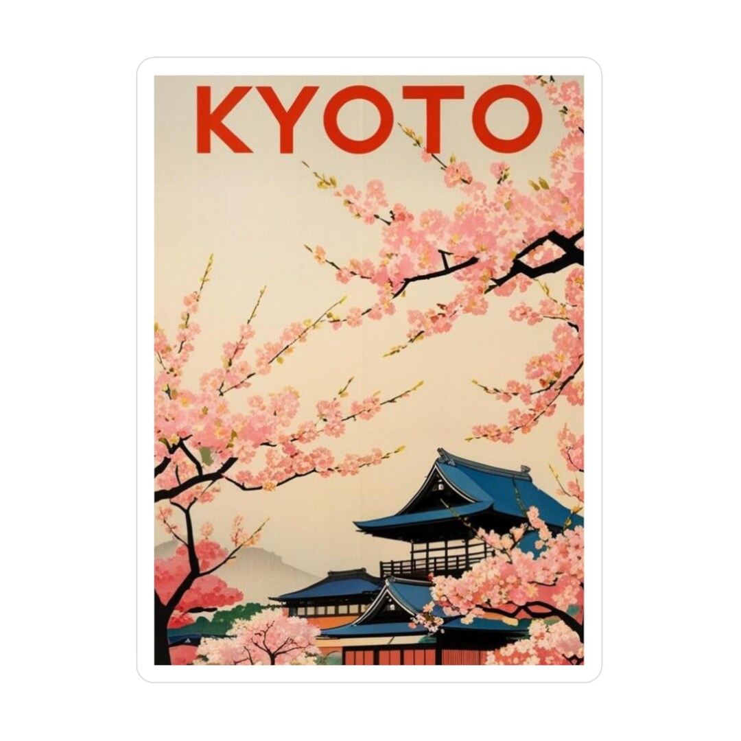 Kyoto Japan Travel Sticker - Planner Supplies, Traveler Notebook ...