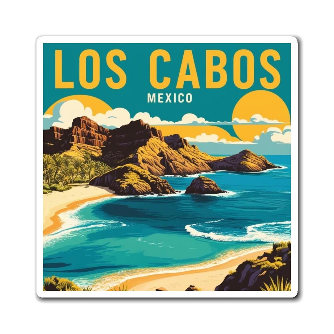 Los Cabos Mexico Magnet, Fridge Magnet Travel Decor, Souvenir Magnet - Etsy