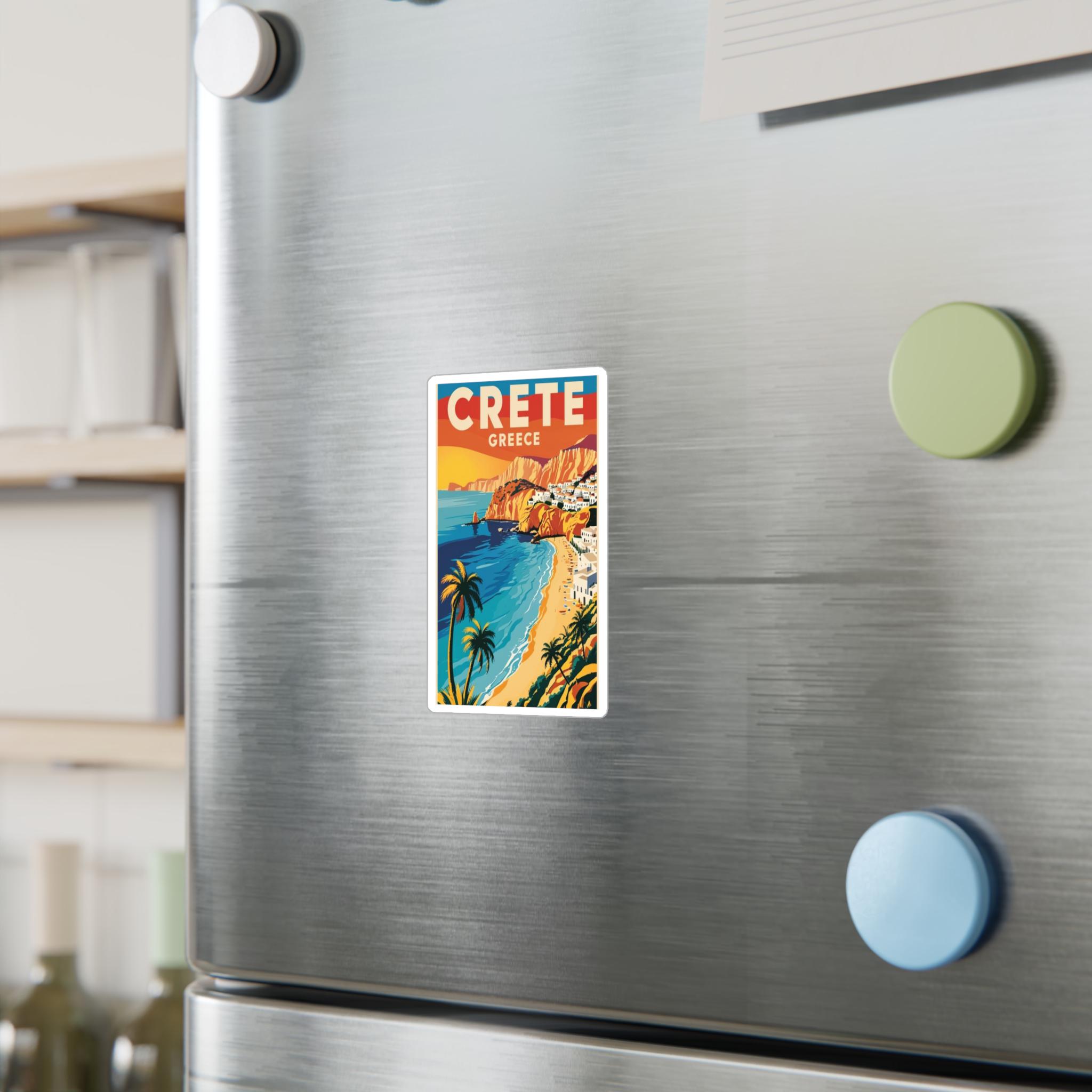 Crete Travel Destination Sticker - Planner Supplies, Traveler Notebook ...