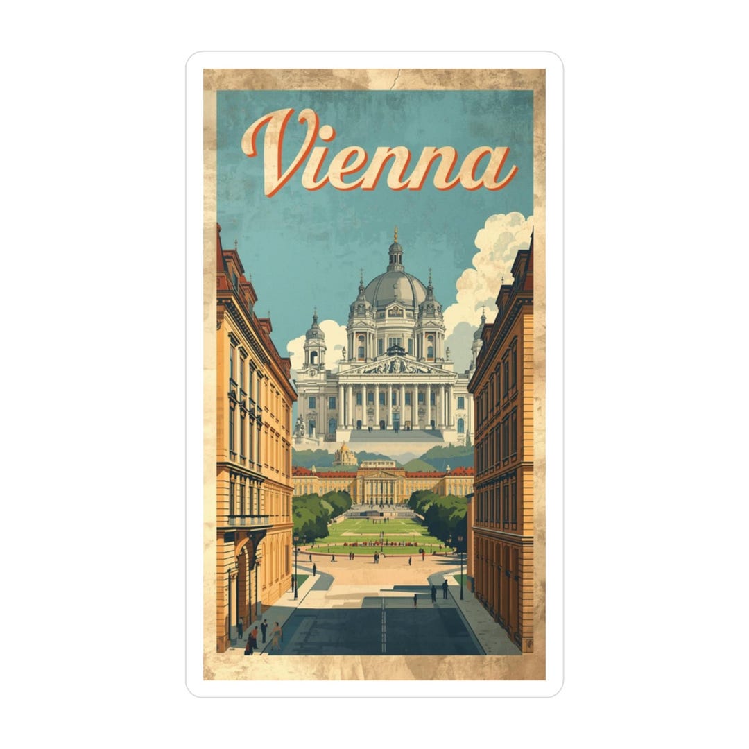 Vienna Austria Travel Sticker - Planner Supplies, Traveler Notebook ...