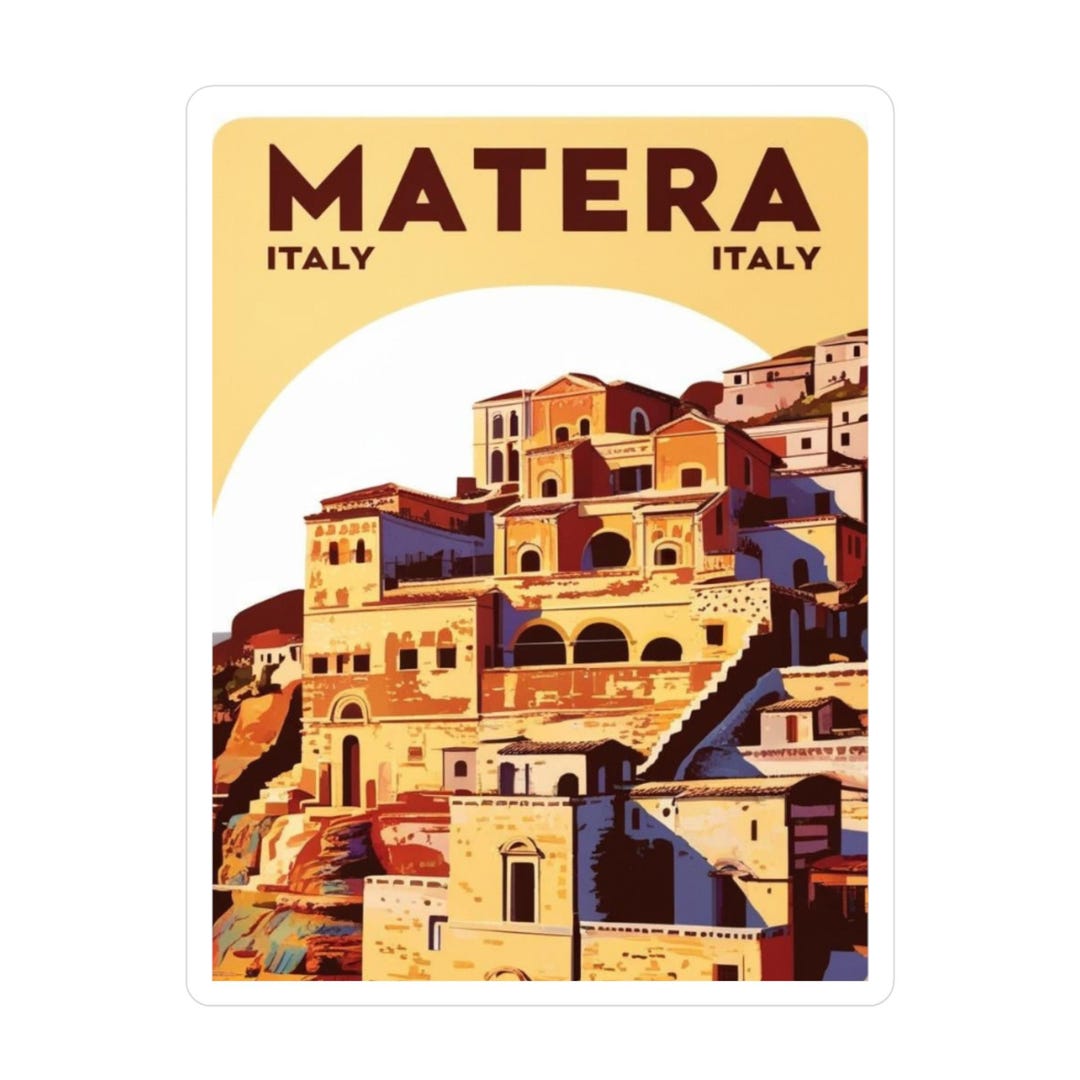 Matera Italy Sticker - Old San Juan, Planner Supplies, Traveler ...
