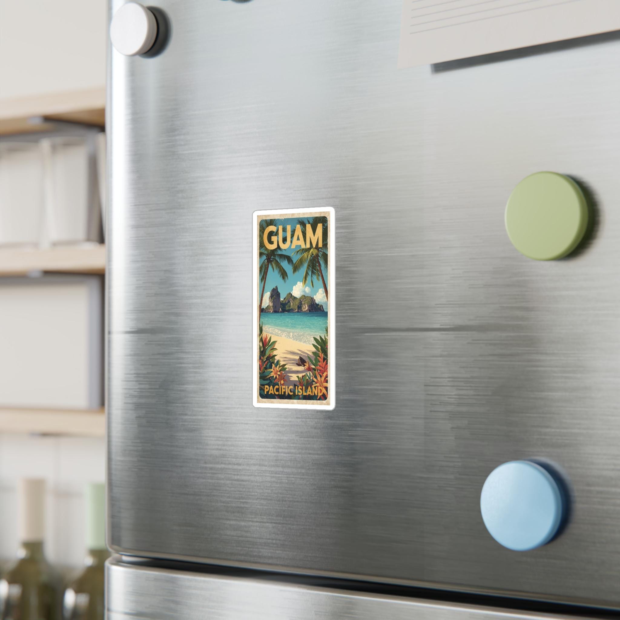 Guam Pacific Island Travel Sticker - Planner Supplies, Traveler ...