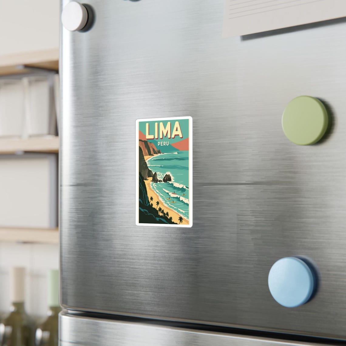 Lima Peru Travel Sticker - Planner Supplies, Traveler Notebook, Travel ...