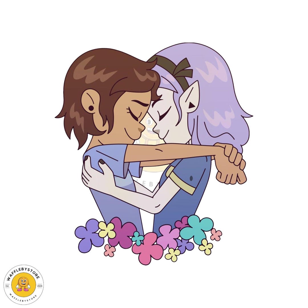 Luz and Amity Hug the Owl House PNG - Etsy