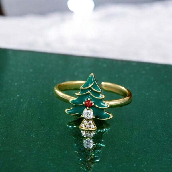 Christmas Ring - Etsy