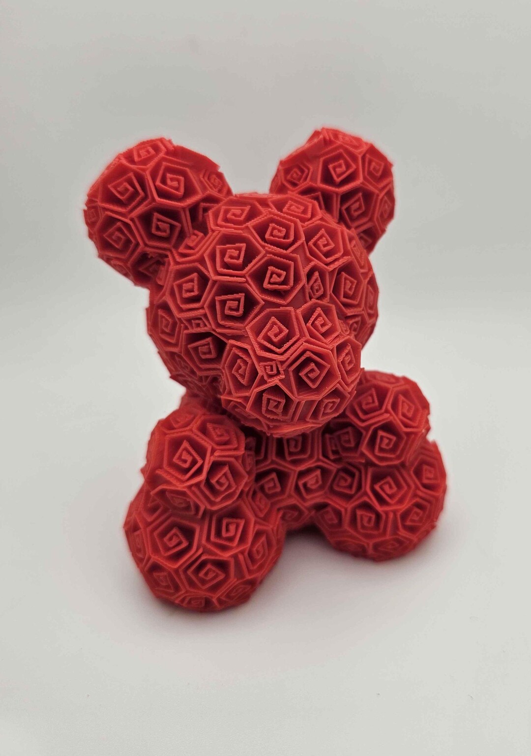 Forever Rose Bear - 3D Rose Bear - Never Dies or Falls Apart ...