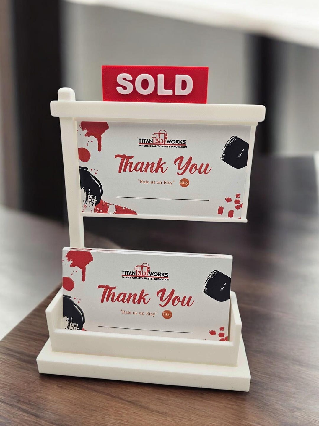 Real Estate Business Card Stand - Business Card Holder - Real Estate ...