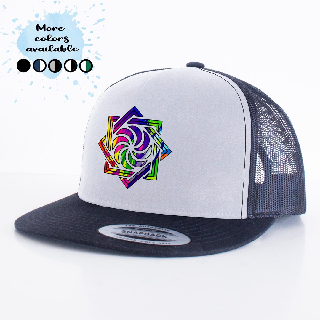 Armenian Gift | Eternity Symbol Trucker Hat | Eight Pointed Star Flat ...