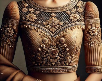 Saree Blouse | Classic Choli Blouse Sewing Pattern | PDF Digital ...