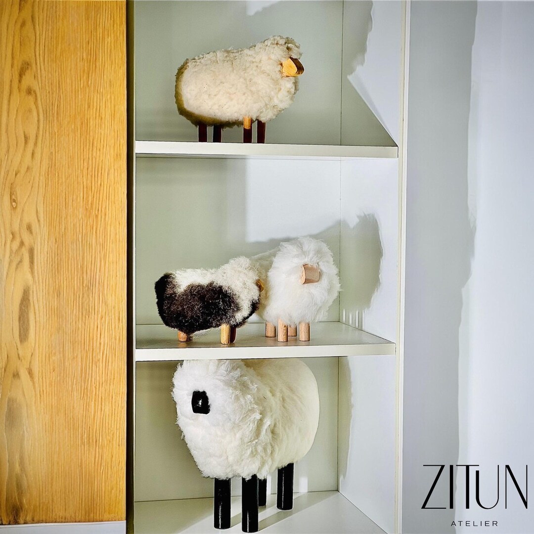 Handmade Sheep Figurines, Cute Sheep Gift ; Handcrafted Authentic Sheep ...