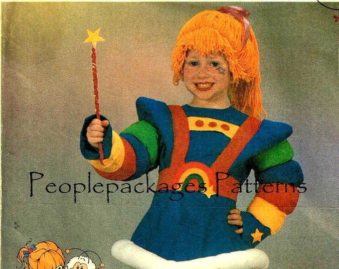 Sewing Pattern Child Rainbow Brite Costume Girls Halloween - Etsy