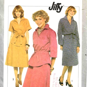 Sewing Pattern Jiffy Skirt, Shirt and Dress Simplicity 9313, Long and ...