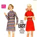 Sewing Pattern Jiffy Skirt, Shirt and Dress Simplicity 9313, Long and ...