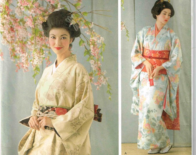 Sewing Pattern Kimono Simplicity 4080 Japanese Clothing Halloween ...