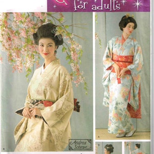Sewing Pattern Kimono Simplicity 4080 Japanese Clothing Halloween ...