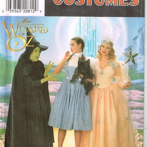 Adult Size Simplicity 7808, 0674 0632 Dorothy, Glenda, Wicked Witch ...
