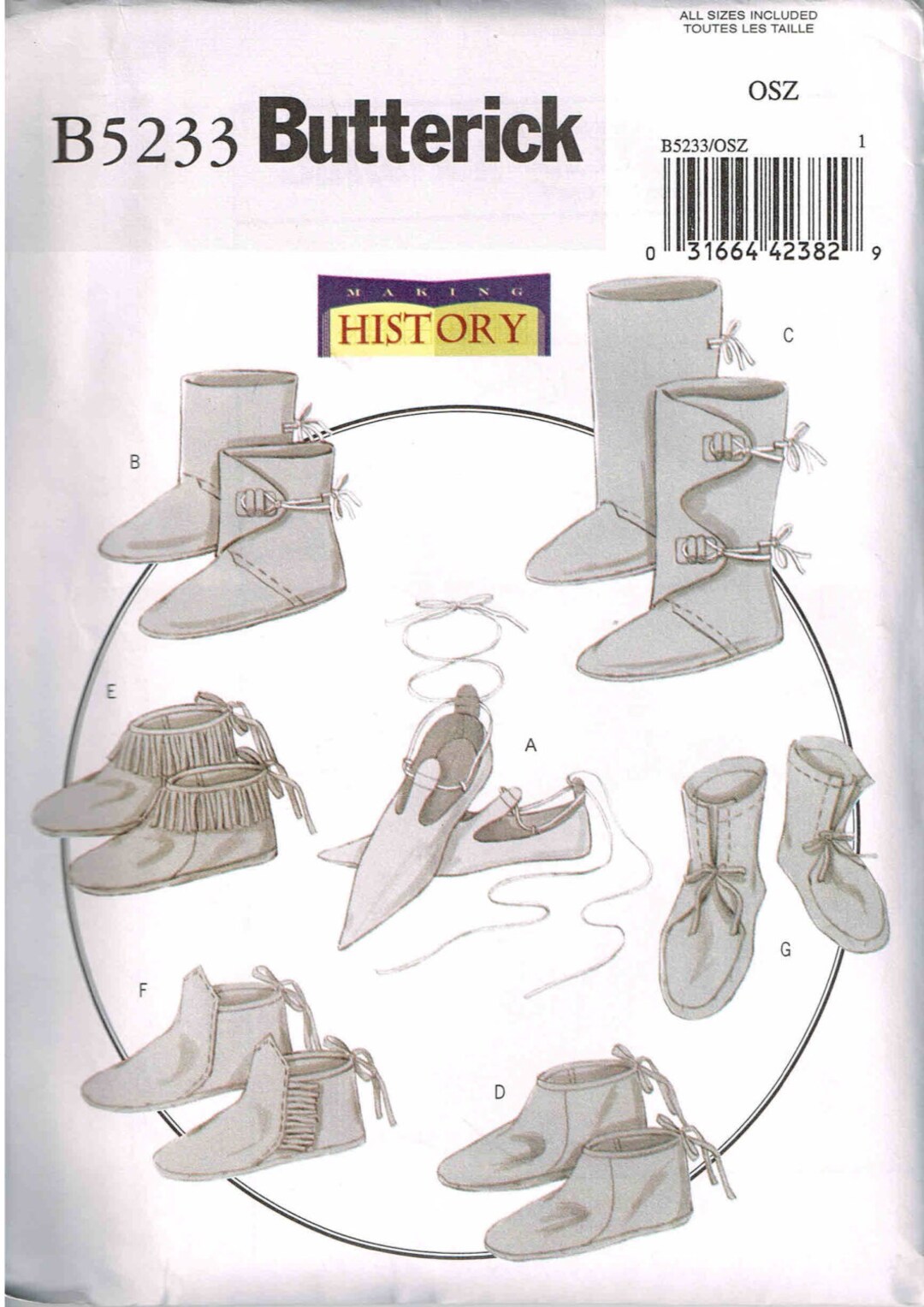 Sewing Pattern Boots Medieval Reenactment Footwear, Historical ...