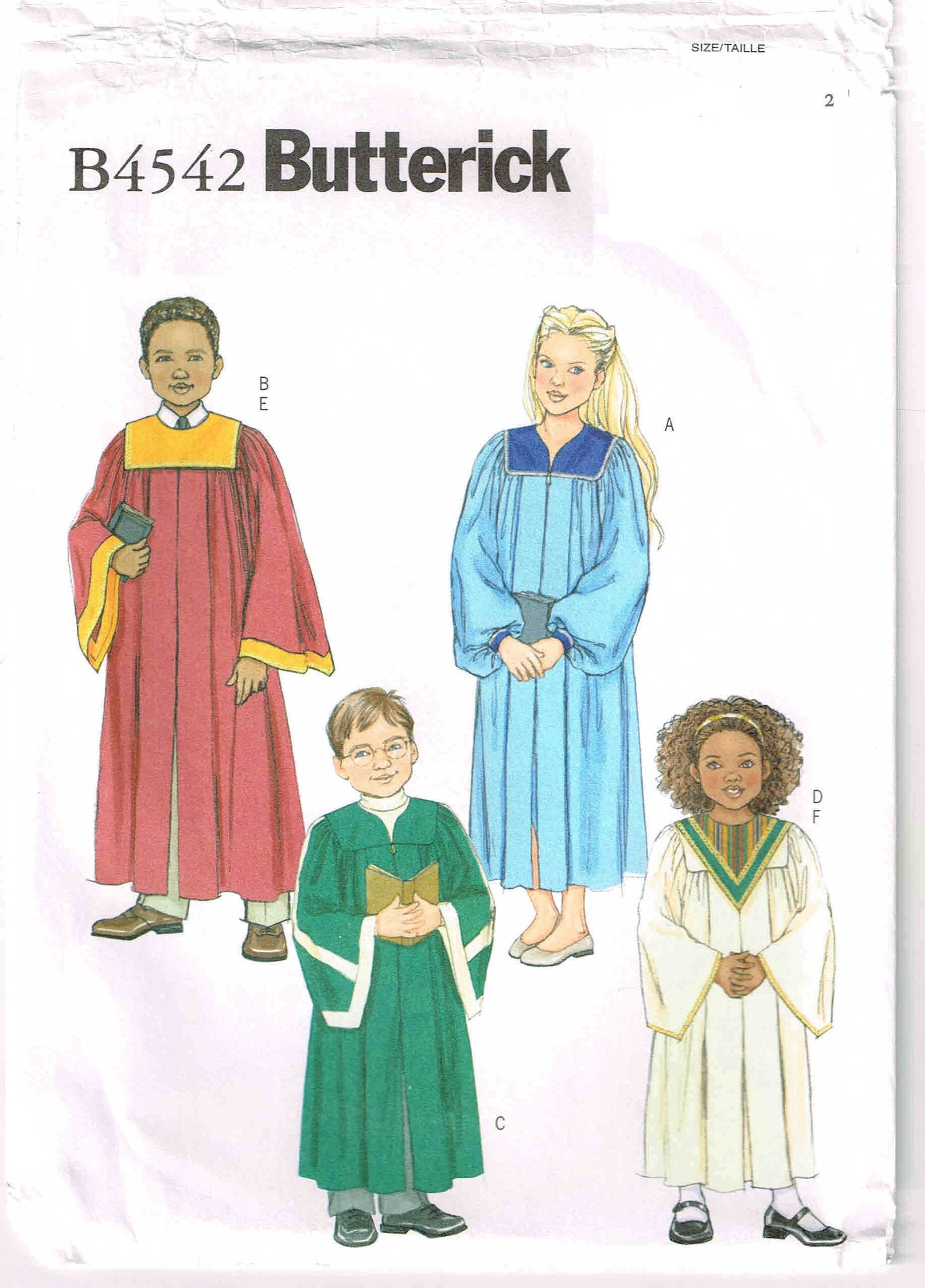 Sewing Pattern Child Choir Robe Church Chorus Gown Girls Boys | Etsy
