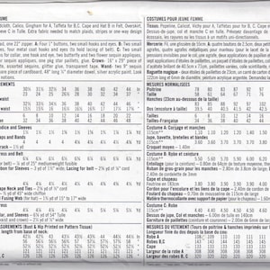 Adult Size Simplicity 7808, 0674 0632 Dorothy, Glenda, Wicked Witch ...