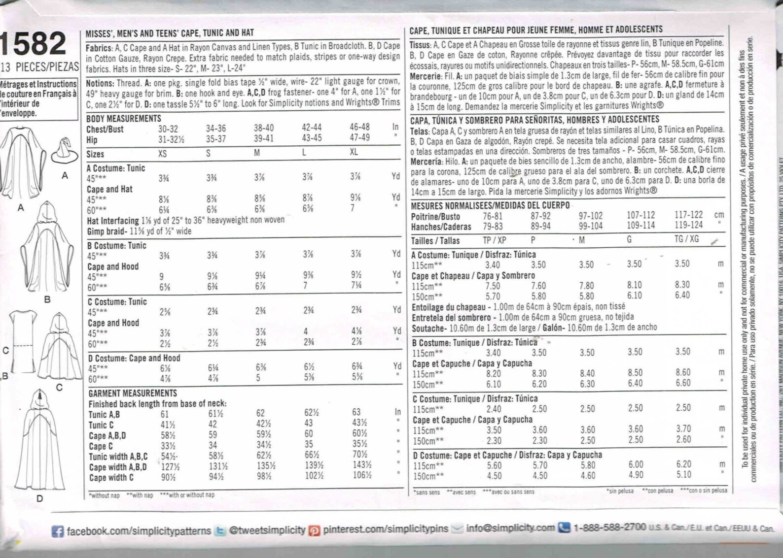 Sewing Pattern Medieval Hooded Cloak Merlin Gandalf Lotr - Etsy