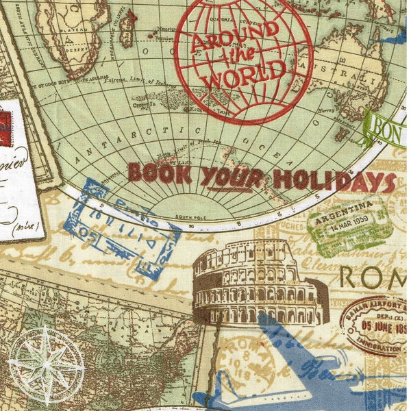 Travel Fabric - Etsy