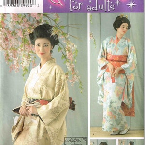 Sewing Pattern Kimono Simplicity 4080 Japanese Clothing Halloween ...