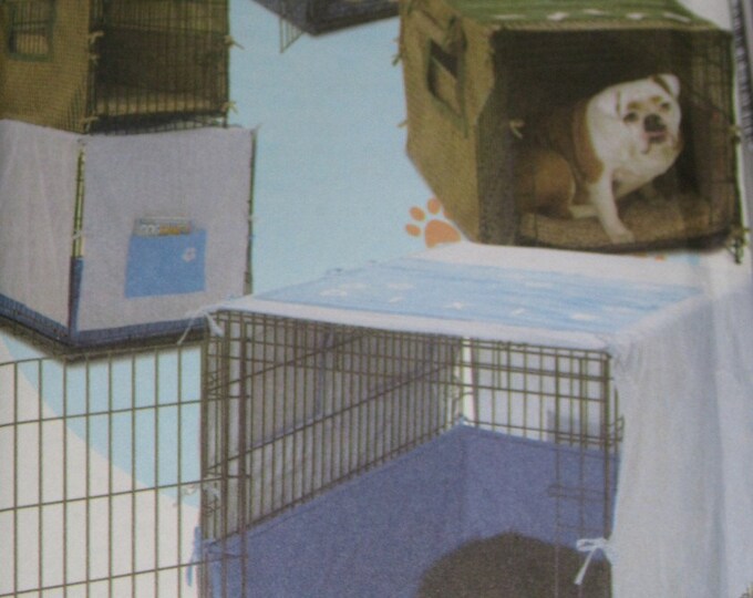 Simplicity 4713 Pet Crate Cover and Accessories for Cats and Dogs ...