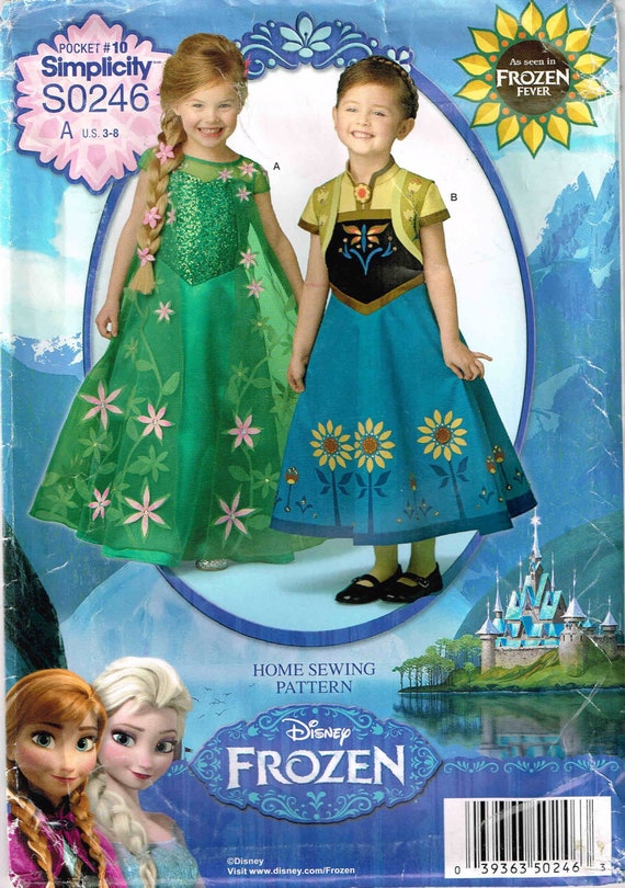 Anna And Elsa Costumes Patterns