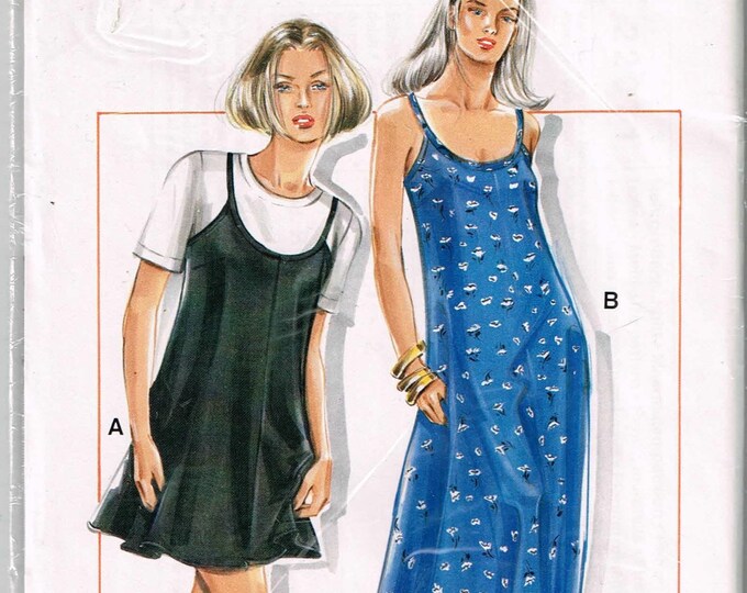 Misses Straight Slip Dress Sewing Pattern Neue Mode Stil European Size ...