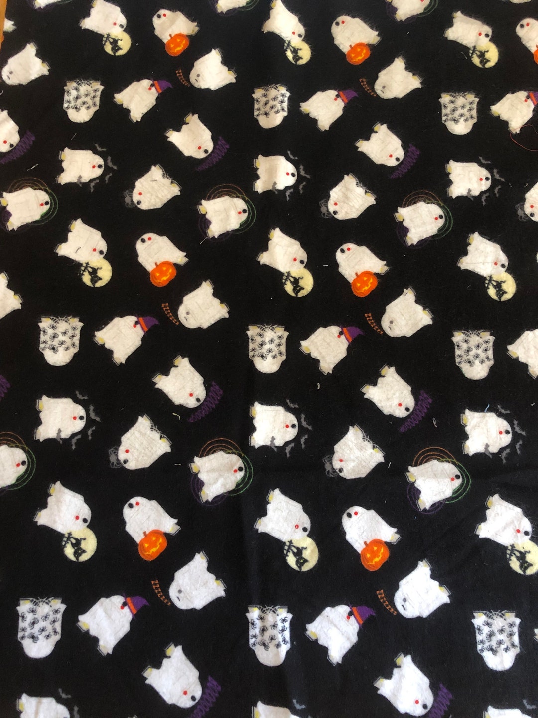 Flannel Fabric Star Wars R2D2 Ghosts Halloween Material Black - Etsy