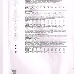 Vogue Vintage V1931 Reissued Ball Gown Dress and Overbodice Pannier ...