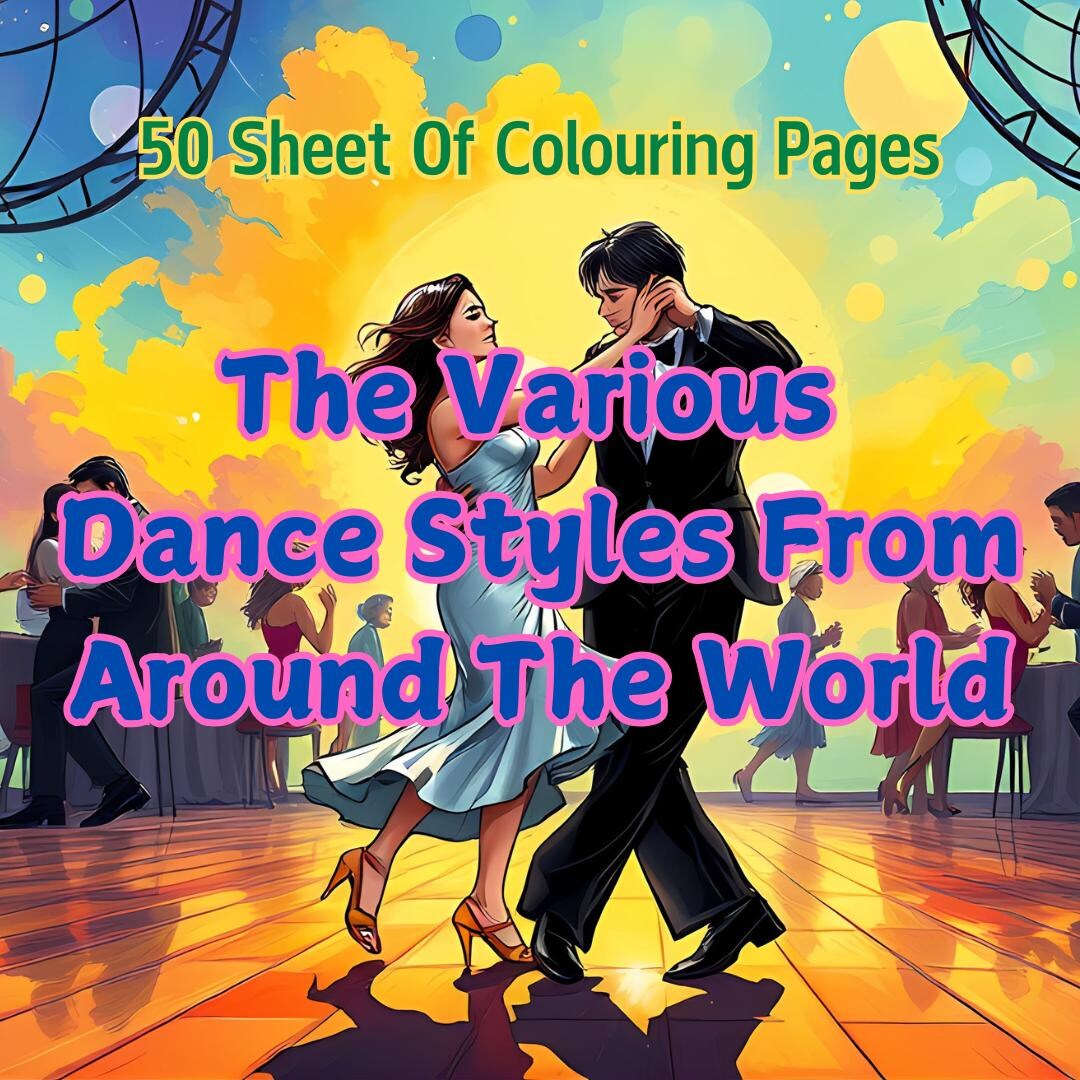 50 Coloring Pages of the Various Dance Styles From Around the World ...