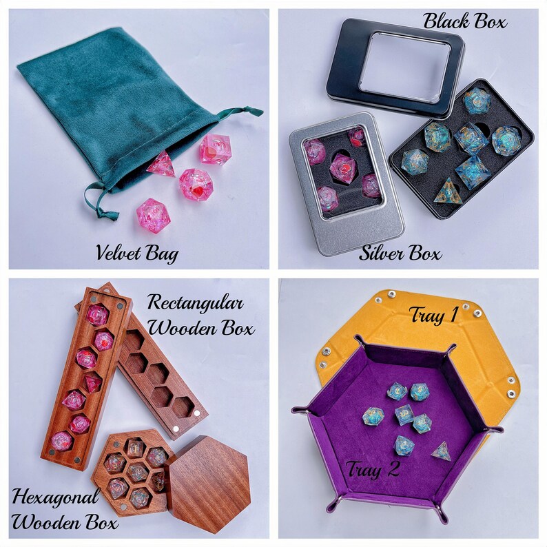 Blue Liquid Core Resin Dice Set, DND Role Playing Games - Etsy UK