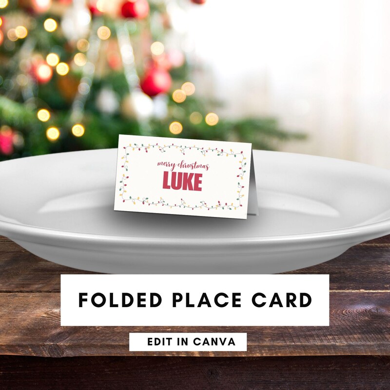 Christmas Placecards - Etsy