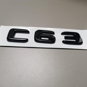 Mercedes AMG C63 Lettering Emblem, Adhesive, 22mm X 110mm - Etsy