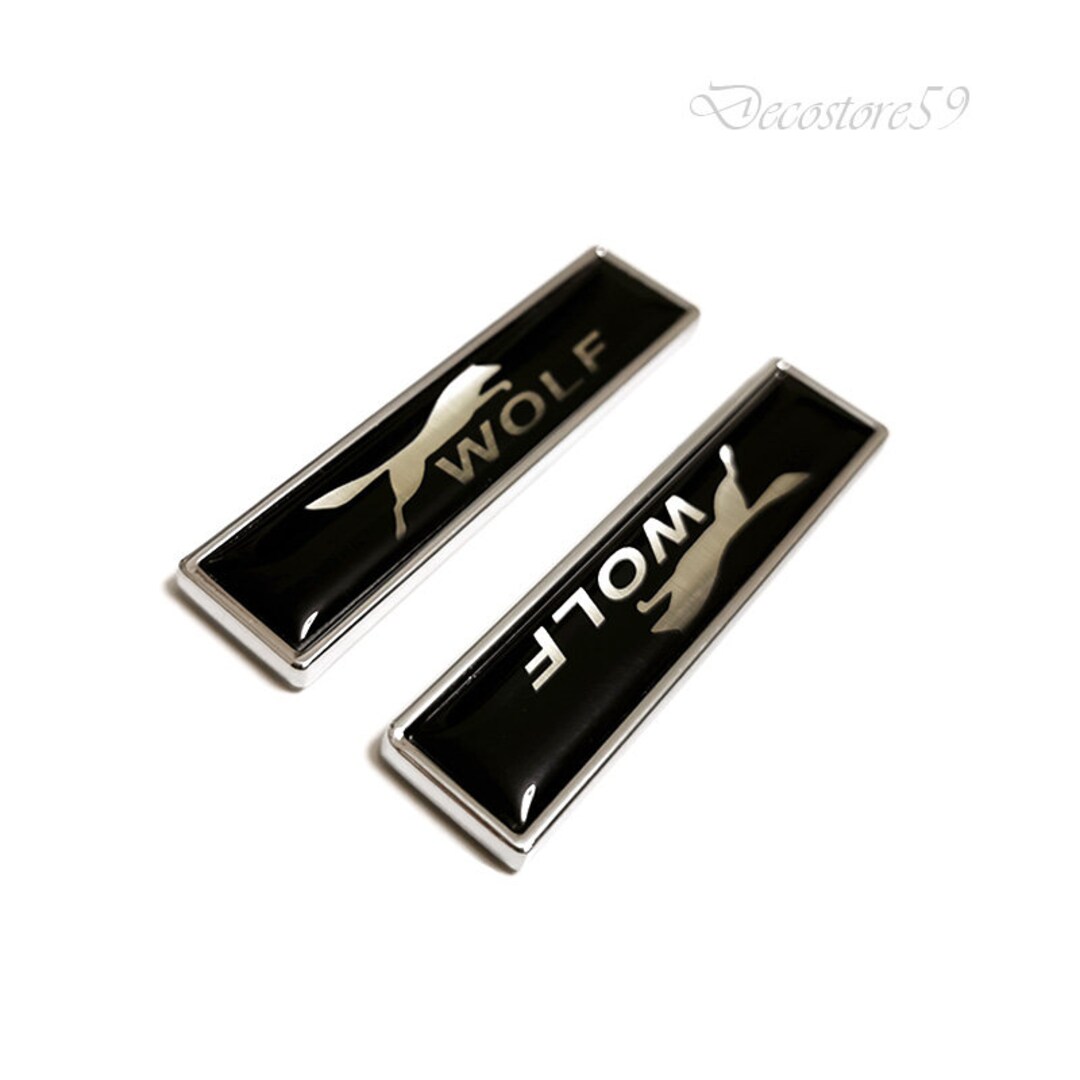 WOLF Adhesive Emblems and Logos for Side Wings and Trunk, 75*15mm - Etsy UK
