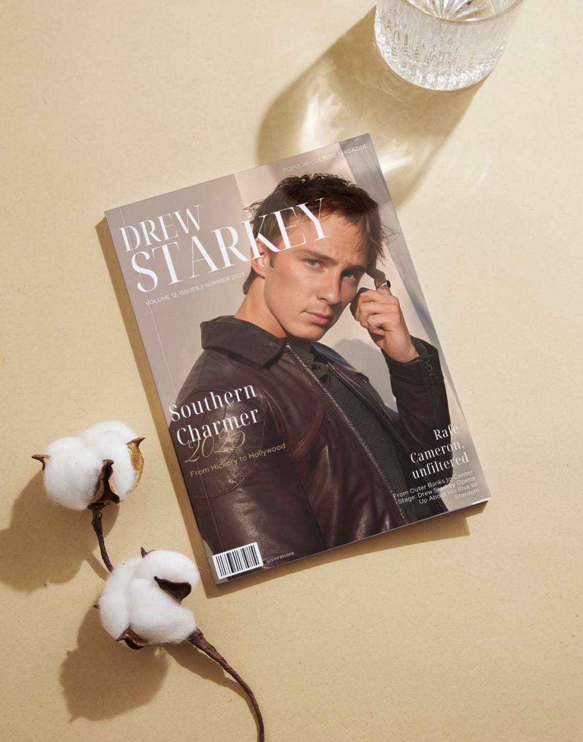 Drew Starkey Magazine Cover Poster – Digital Printable Celebrity Art ...
