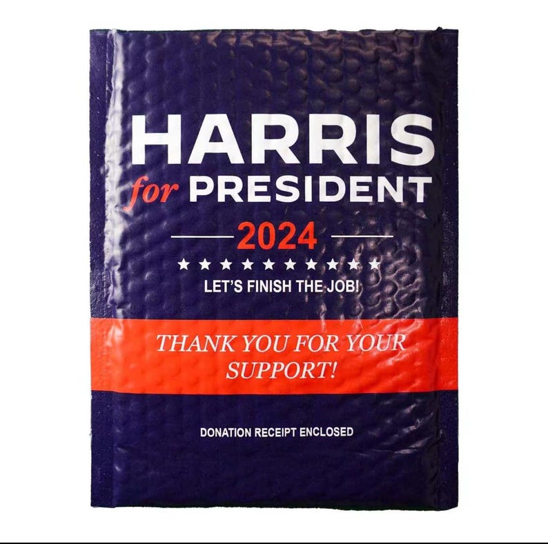 Kamala Harris Prank Mail - 2024 Campaign Donation Receipt, Practical ...