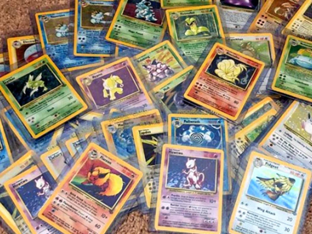 VINTAGE Pokemon Card Pack - Add First Edition | Base Set | Jungle | and ...
