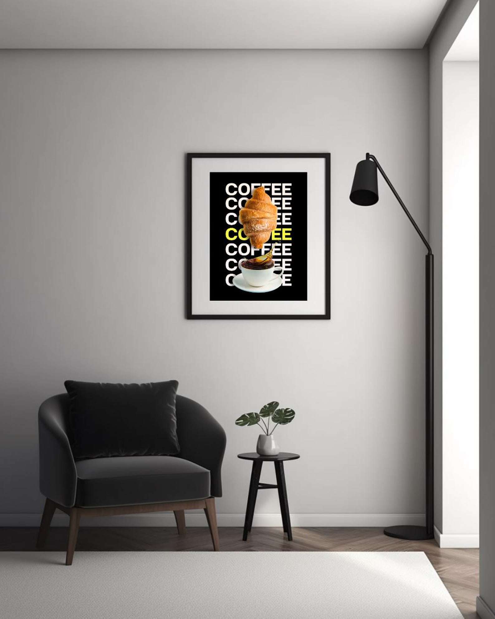 Modern Coffee Prints Digital Download | Espresso Poster | Whimsical ...