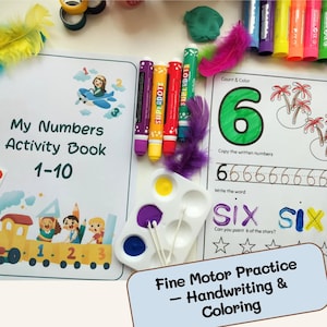 Numbers Learning Pack: Tracing, Counting & Writing (printable) - Etsy