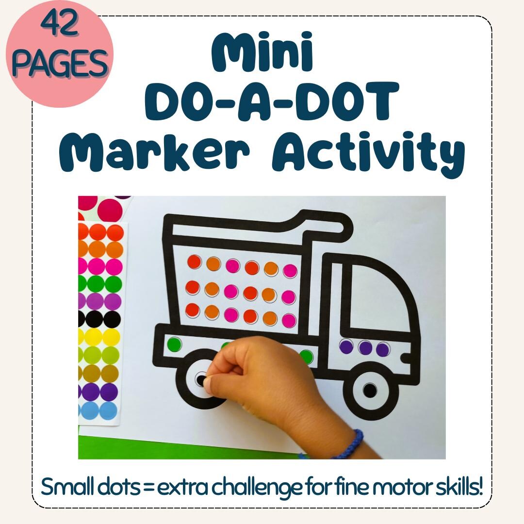 Do-a-dot Activity: 42 Printable Dab It Pages (digital Download) - Etsy