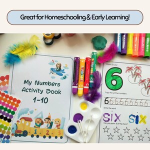 Numbers Learning Pack: Tracing, Counting & Writing (printable) - Etsy
