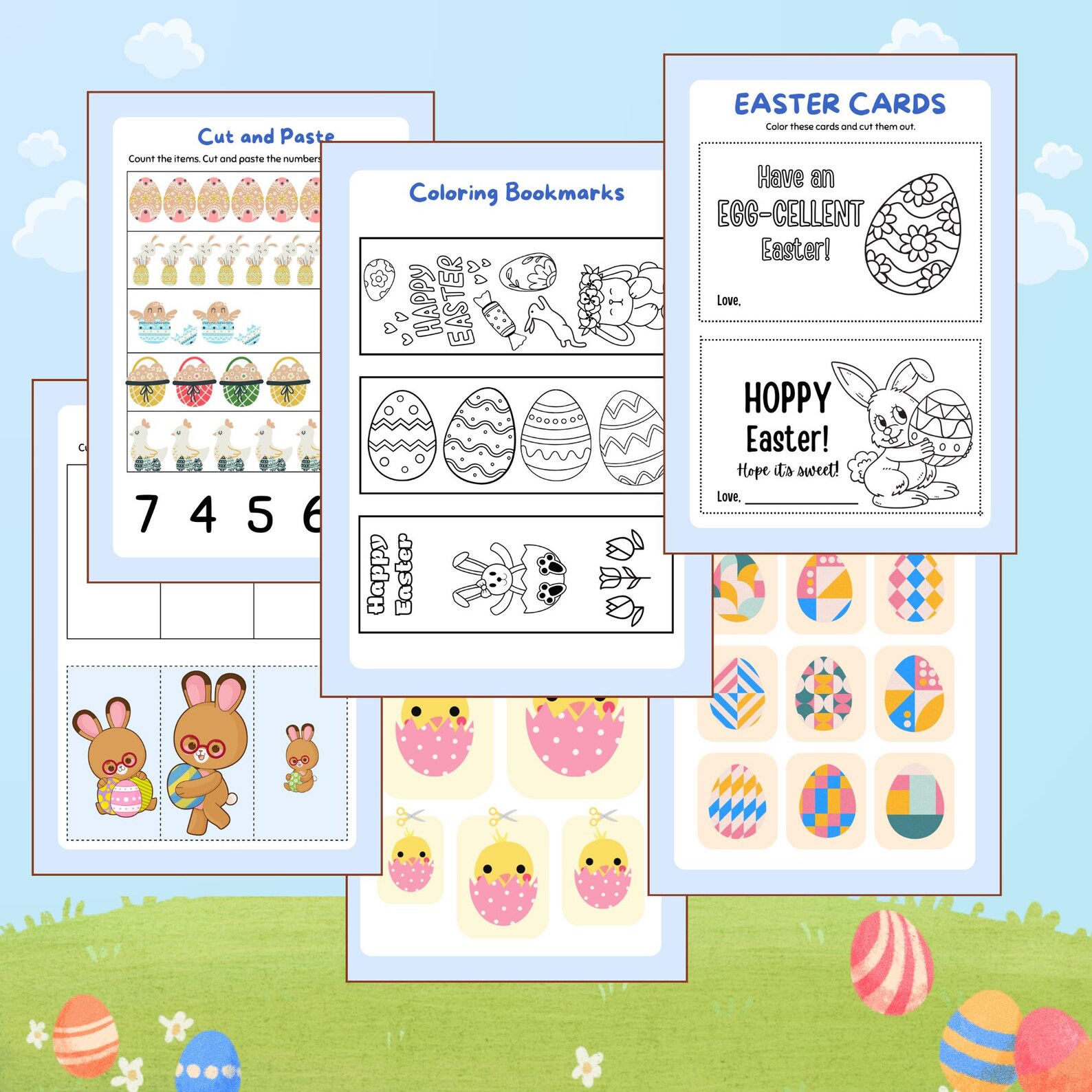 Printable Easter Activity Pack - Fun Worksheets, Coloring Pages and ...